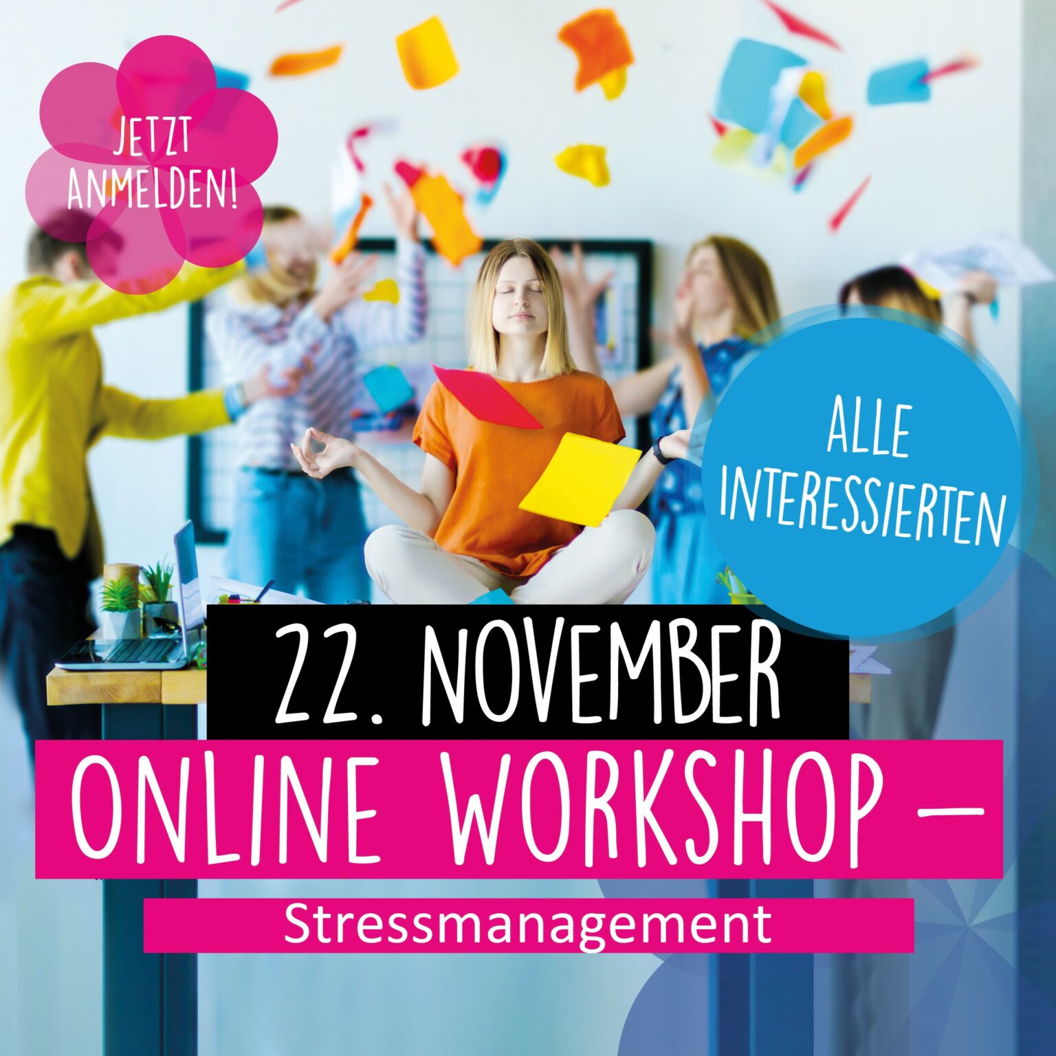 Umgang mit Stress- Workshop - Gesund - Sozial - Arbeiten